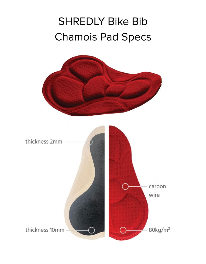 Biker Bib : Noir - Women's | SHREDLY