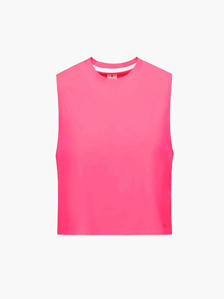 Beyond Tech Boxy Tank : Nebula Pink - Women's | SHREDLY