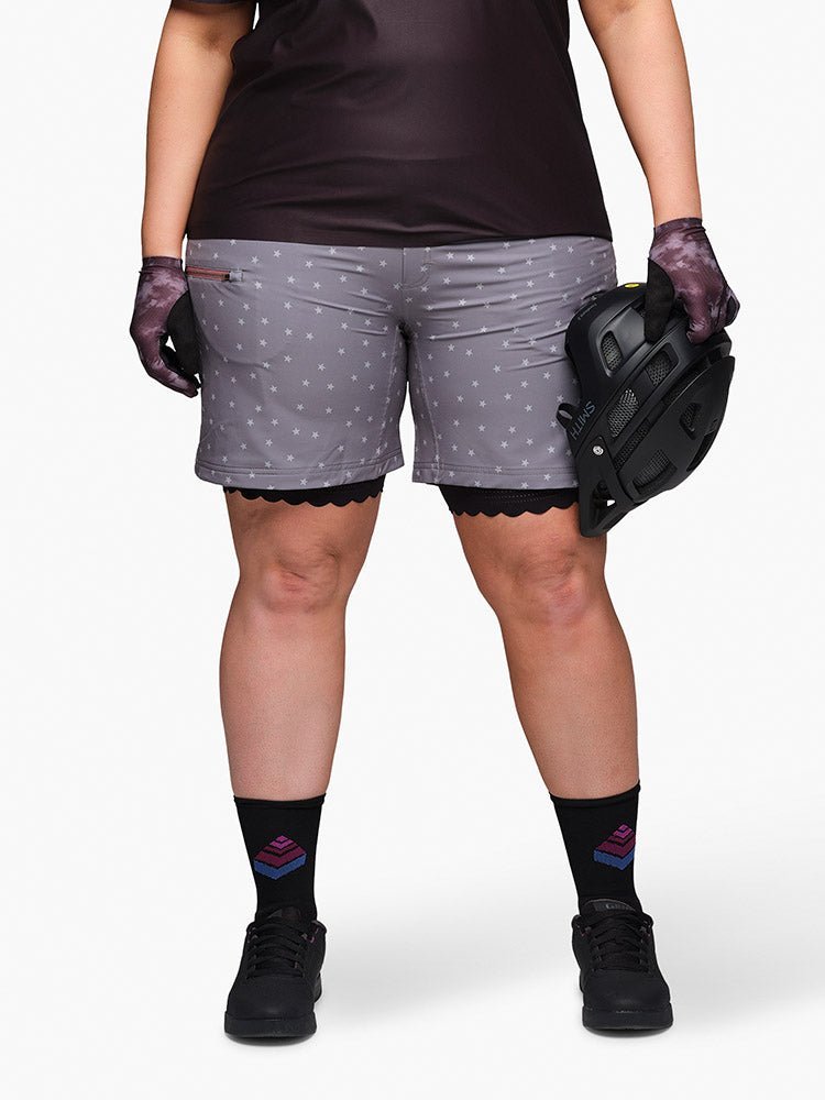 Limitless 7" - Stretch Waistband High-Rise Short : Clay Stars - Women's ...