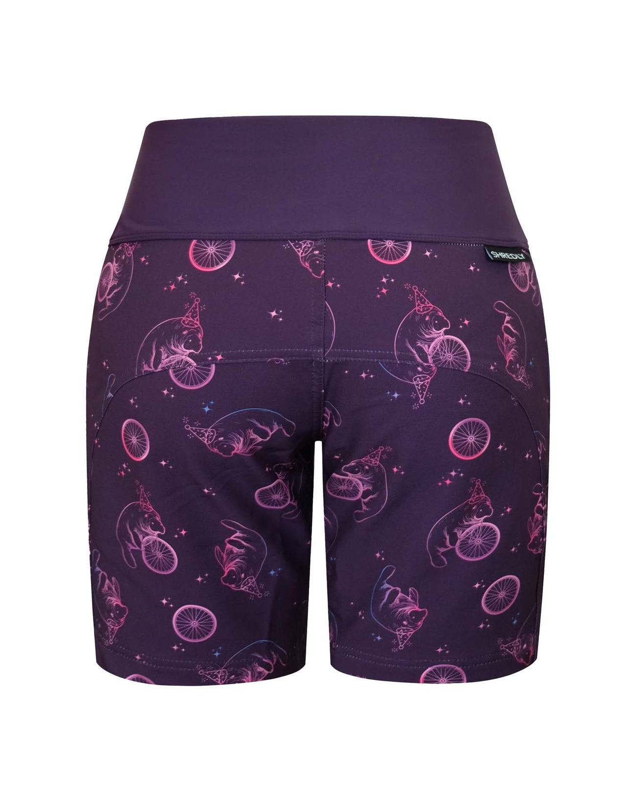 SHREDLY x Marley Blonsky : Limitless 7" - Stretch Waistband High-Rise Short : MF Manatee - Women ...