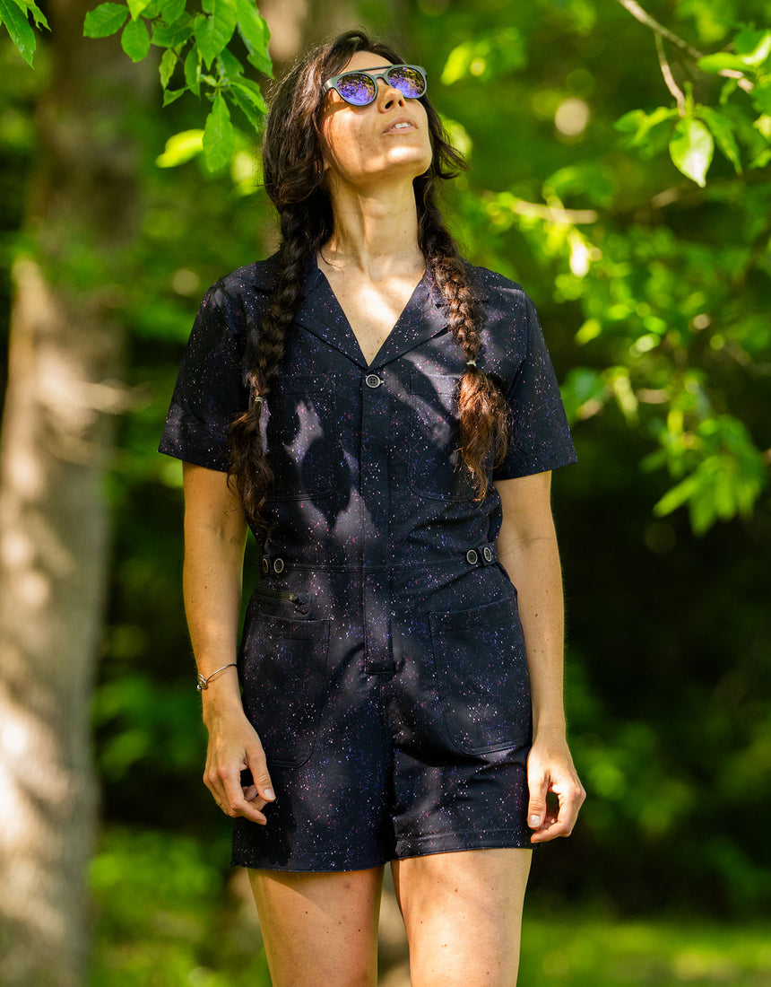 Trail Romper : Galaxy Splatter - Women's | SHREDLY