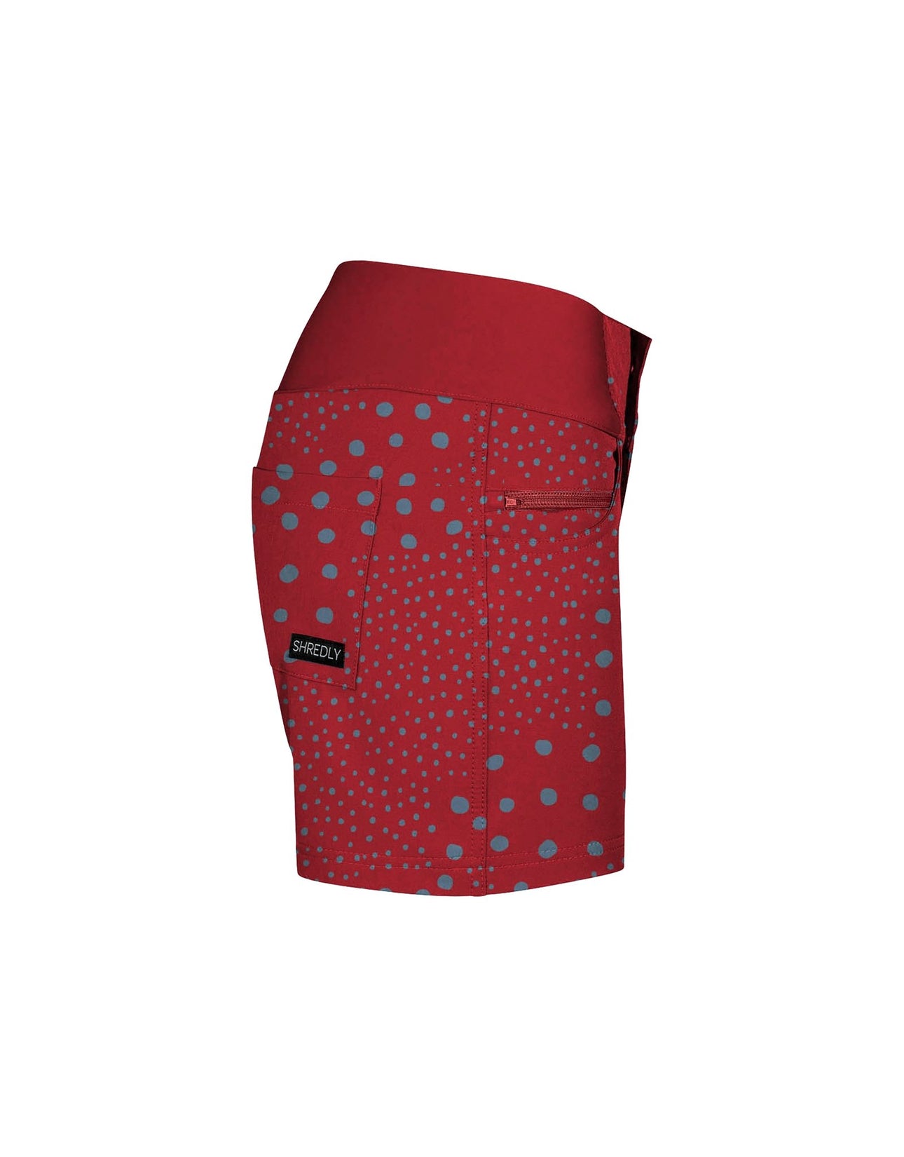 All Time 5" - Zipper Snap Mid-Rise Short : Dottie - Women's | SHREDLY
