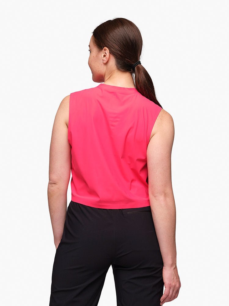 Beyond Tech Boxy Tank : Nebula Pink - Women's | SHREDLY