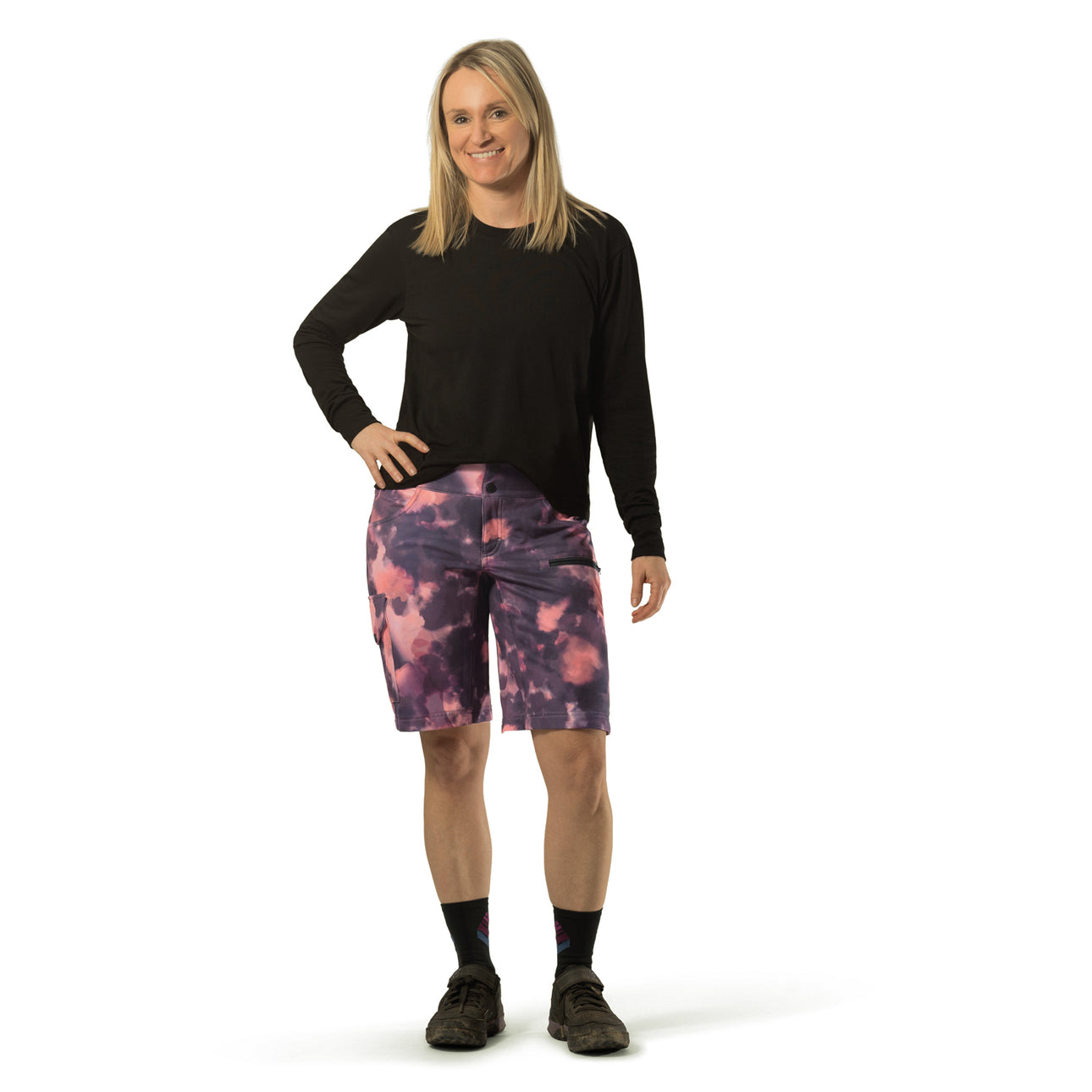 All Time 11" - Zipper Snap Mid-Rise Cargo Short : Krisie - Women's ...