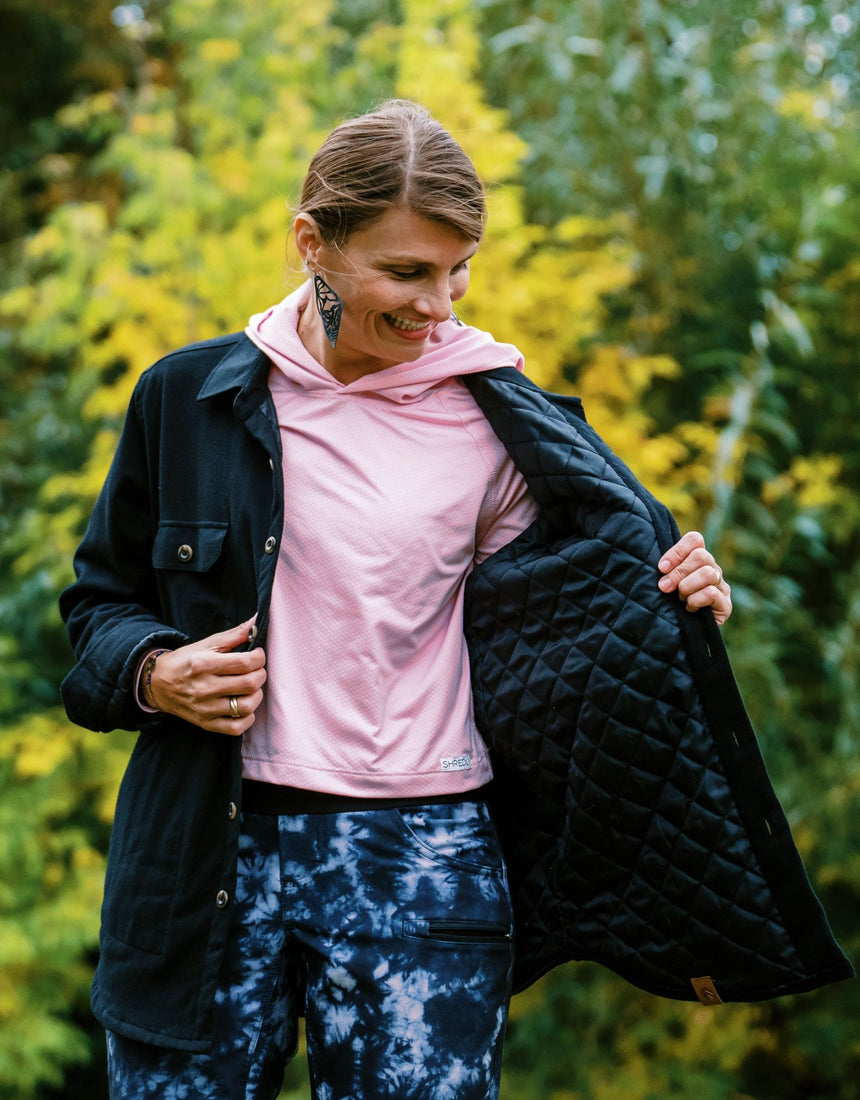 Oversized Explorer Shacket : Noir - Women's | SHREDLY